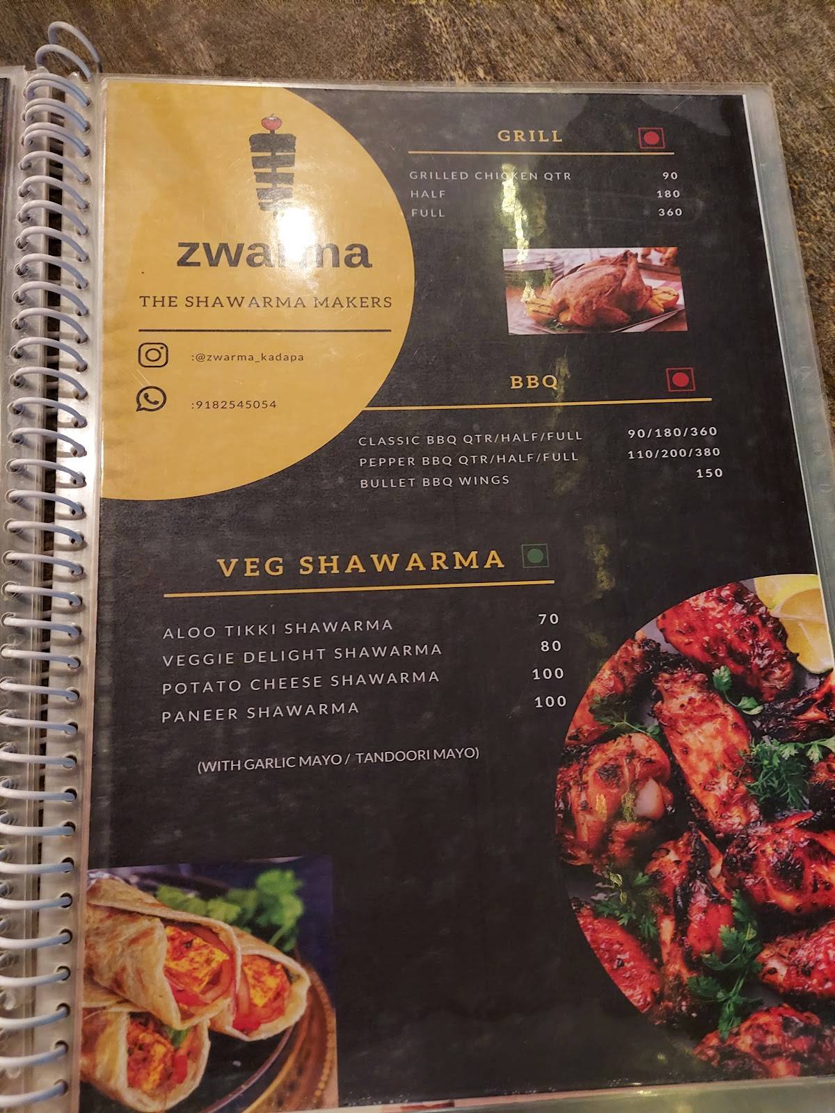 Menu at New 04 District Drive In Kadapa City, Kadapa