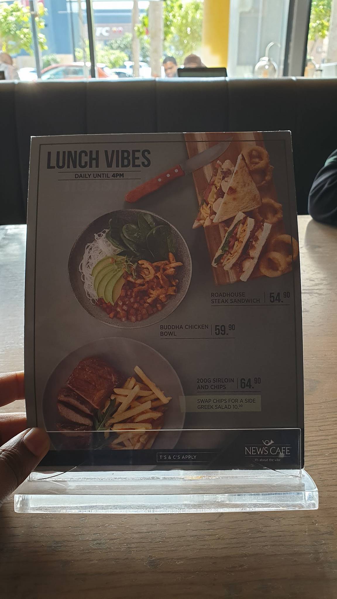 Menu at News Cafe Umhlanga Ridge, Durban, Shop 2-3