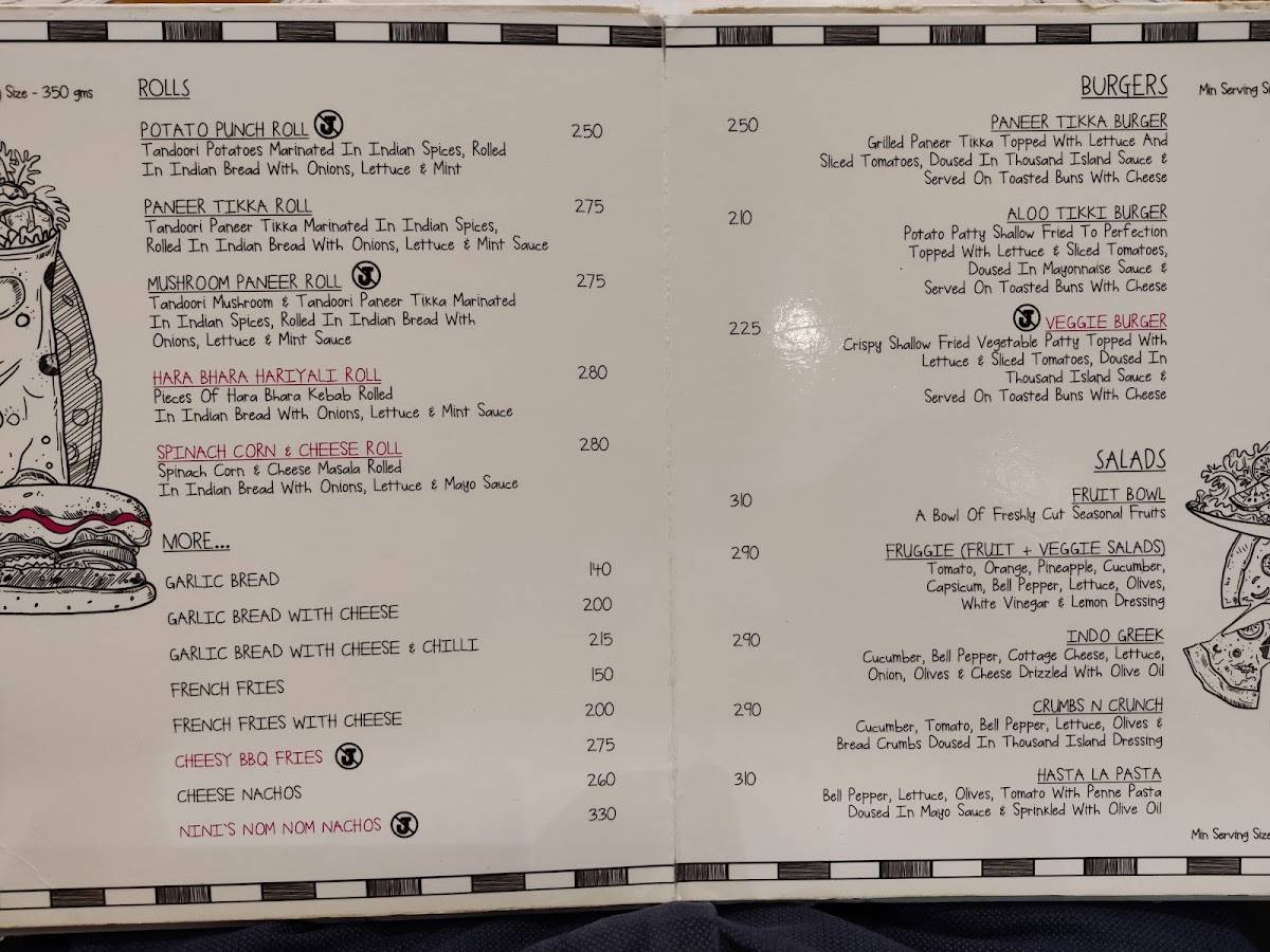 Menu at Nini's Kitchen, Ahmedabad, 9/C