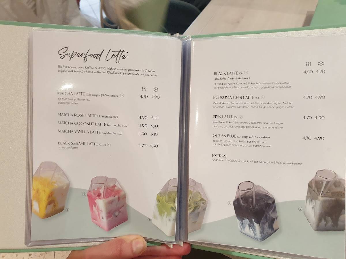 Speisekarte von Niu Asian Café cafe, Nürnberg