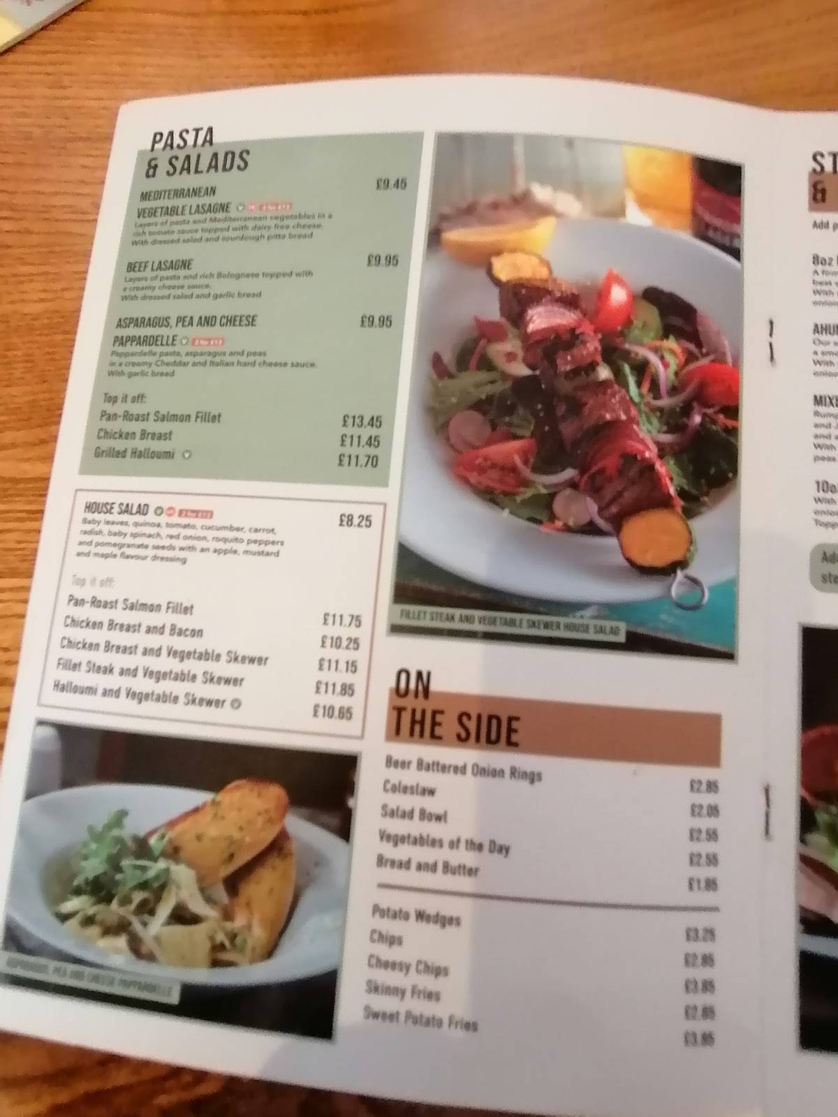 Menu at Clock Tower pub & bar, Northwich