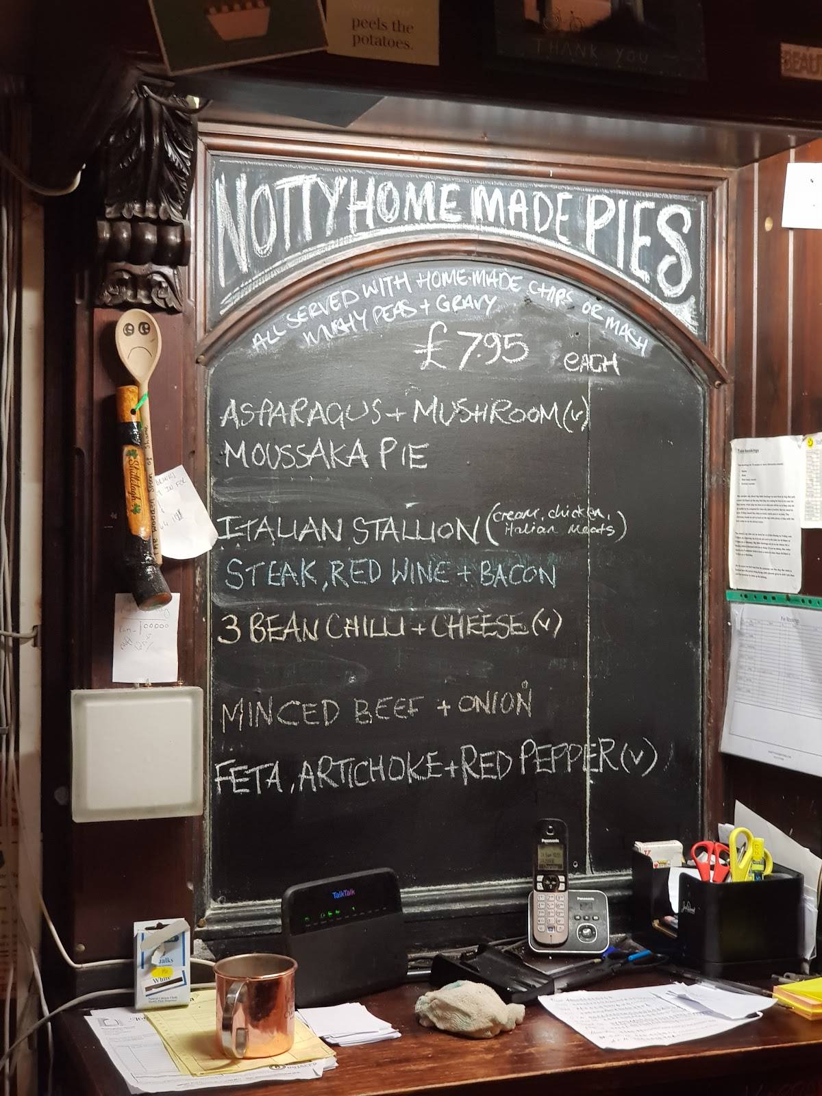 Menu at Nottingham House pub & bar, Sheffield