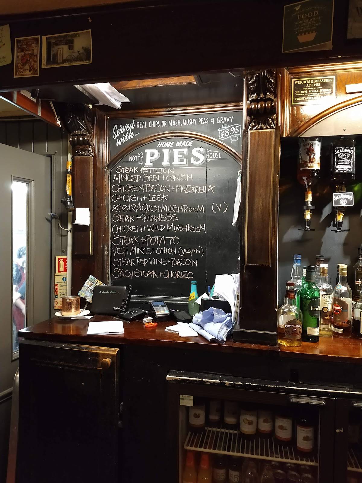 Menu at Nottingham House pub & bar, Sheffield