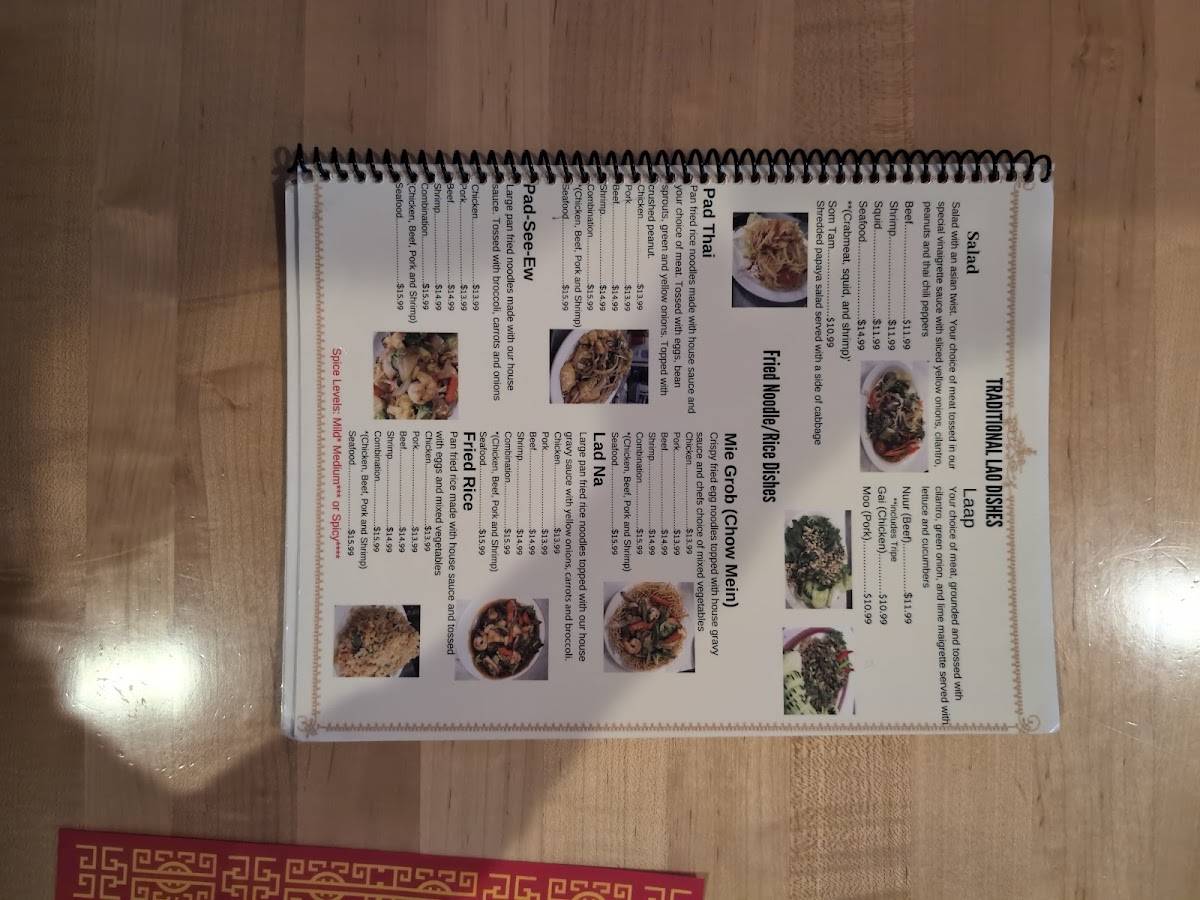 Carta de Nut Pob Restaurant, Des Moines