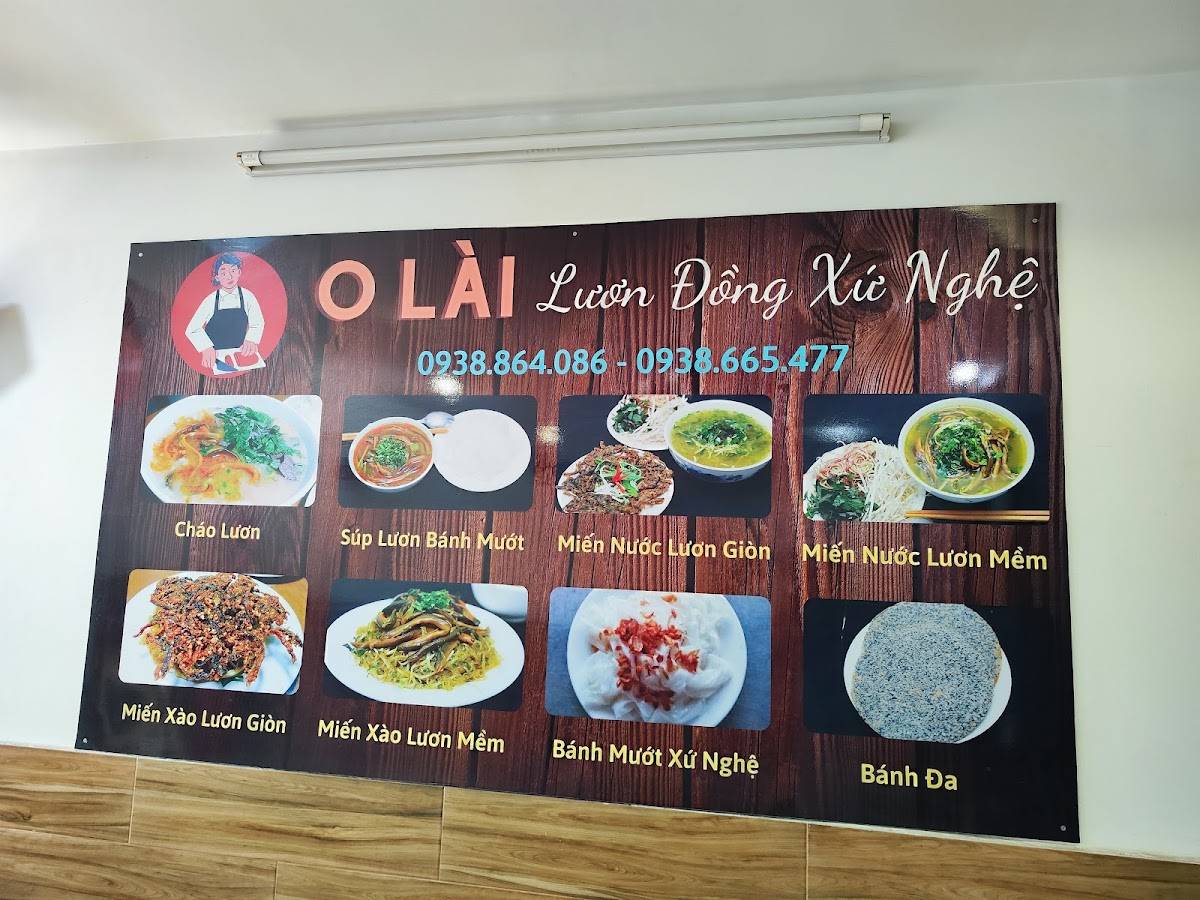 Menu at O Lài - Lươn đồng xứ Nghệ (anh cậu chủ) restaurant, Ho Chi Minh ...