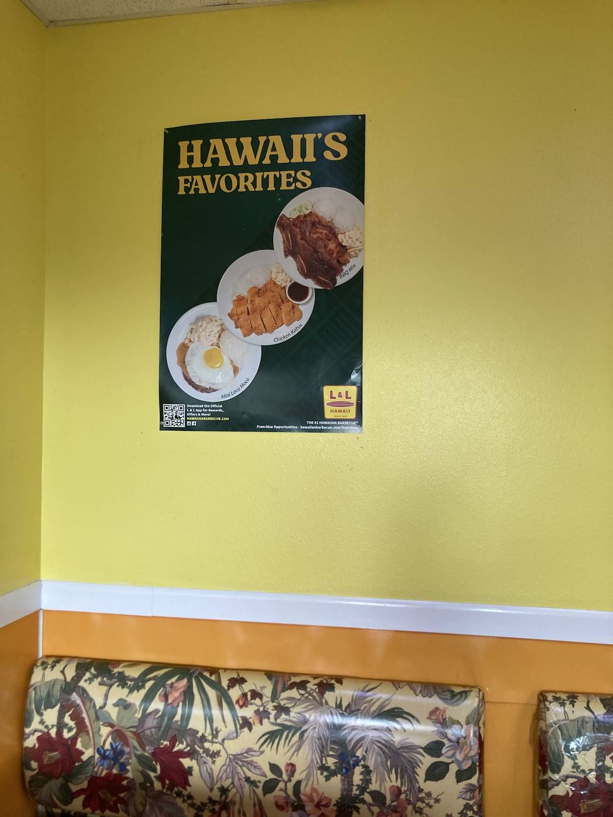 Menu at L&L Hawaiian Barbecue, Ocean View