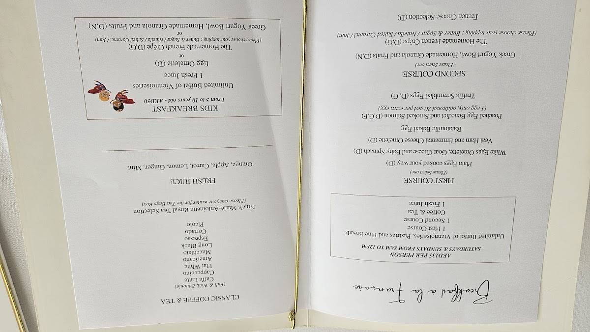 Menu at Odeon Restaurant, Market & Catering, Dubai