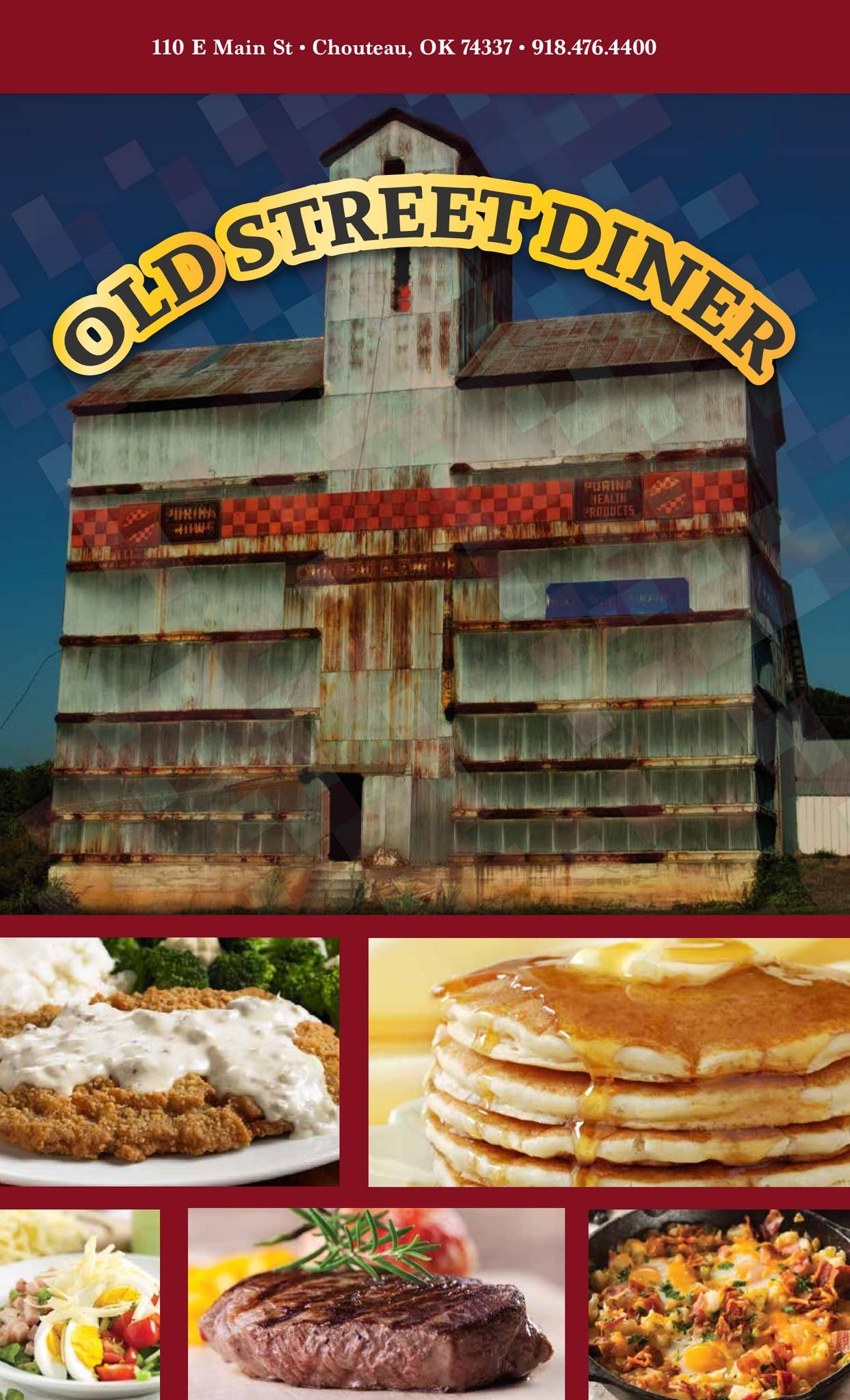 Menu at Old Street Diner restaurant, Chouteau