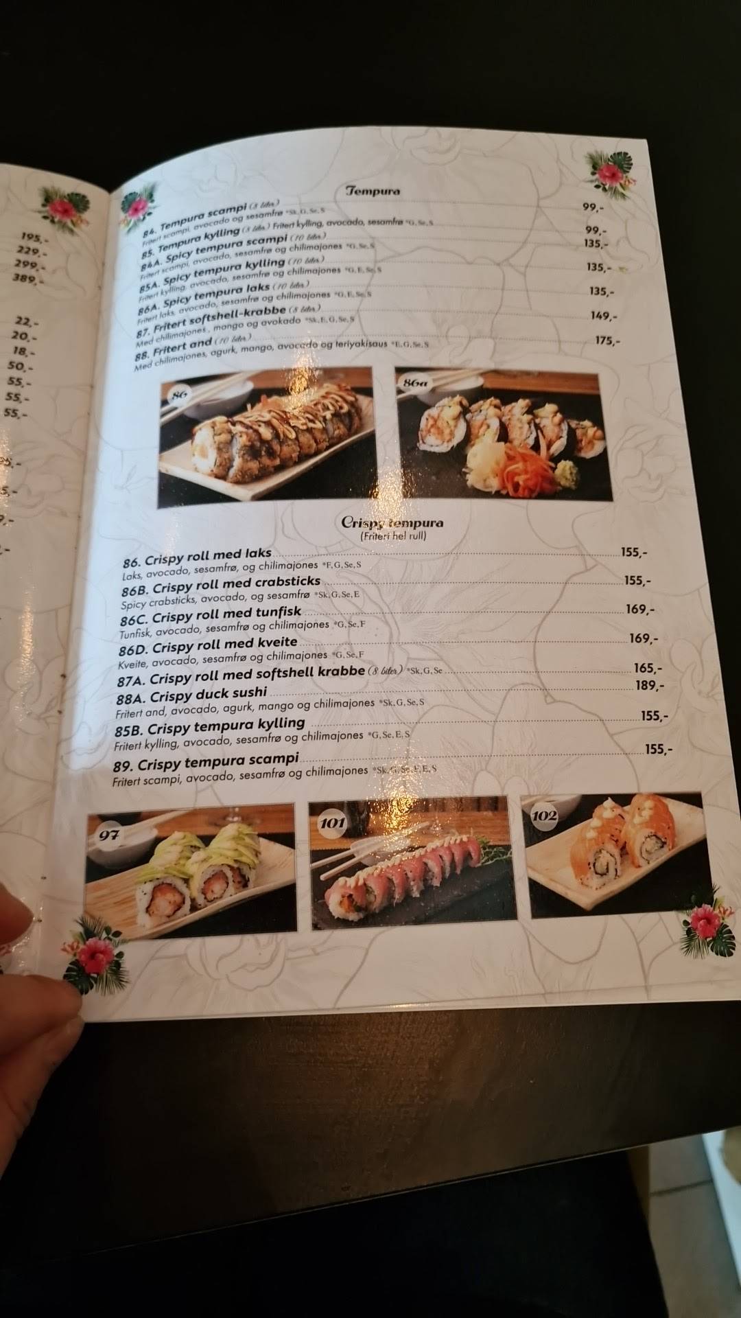 Menu at Orkide Restaurant, Askim