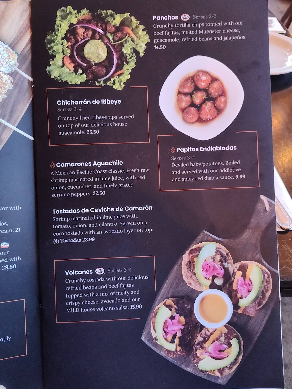 Menu at Palenque Grill McAllen pub & bar, McAllen, 2200 S 10th St