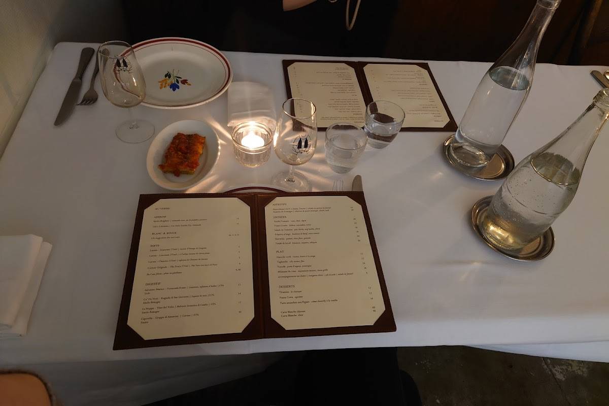 Menu at Racines restaurant, Paris, 8 Pass. des Panoramas