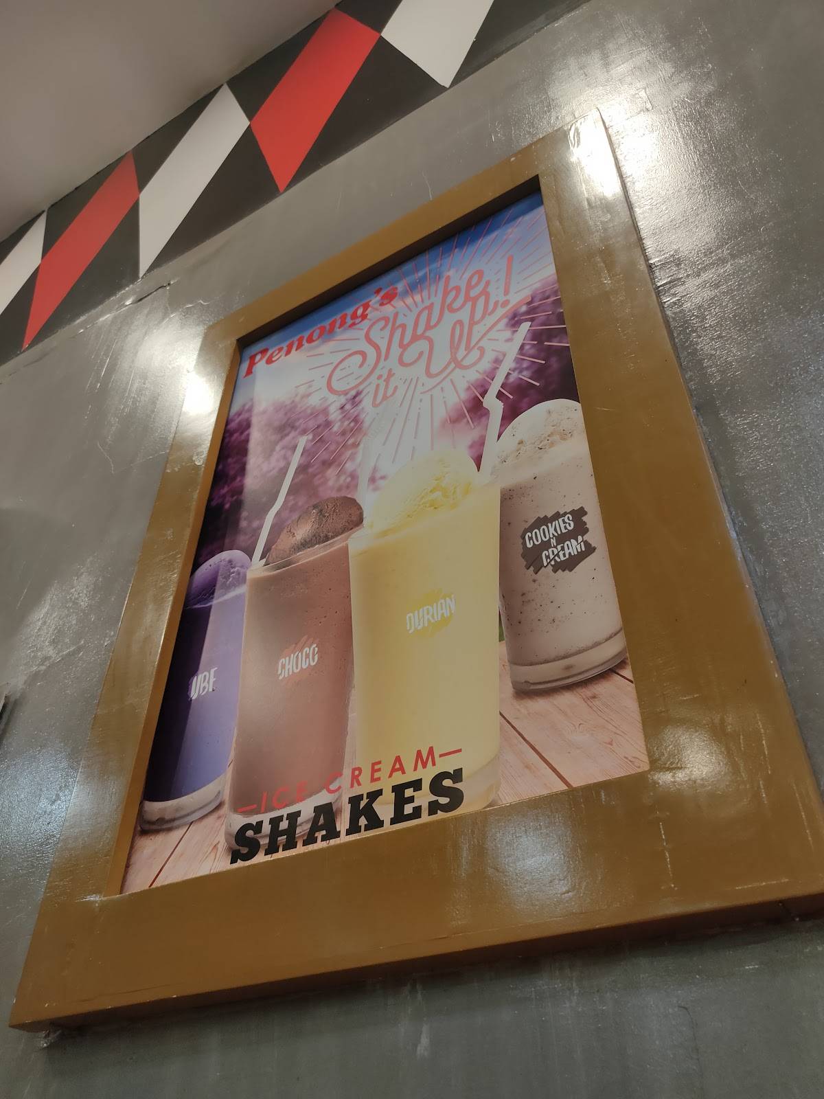 Menu at Penong's Gmall of Toril restaurant, Davao City