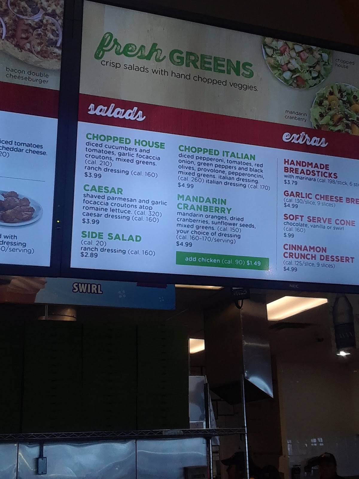 Menu at Peter Piper Pizza pizzeria, El Paso, 11791 Gateway Blvd W