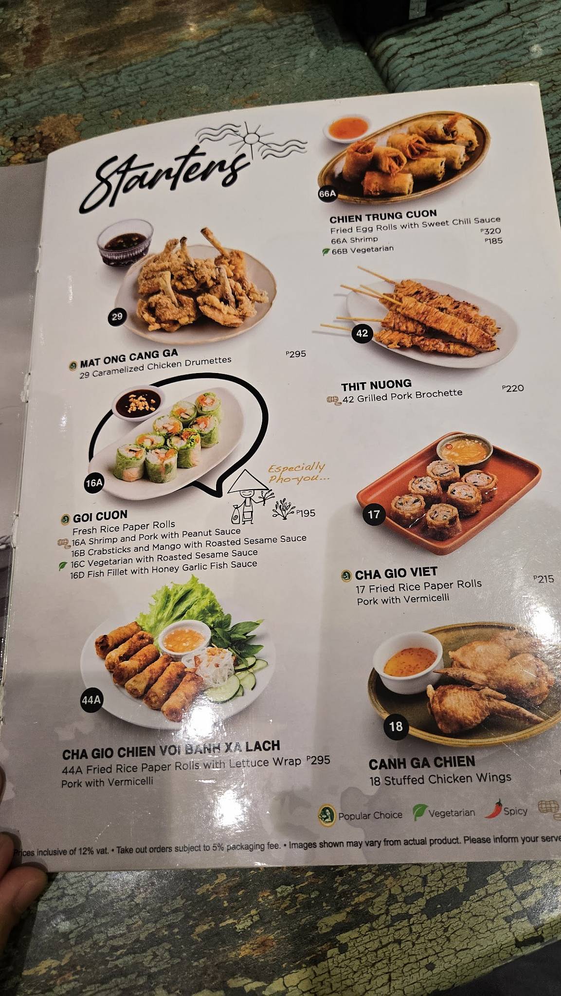 Menu at Pho Hoa - BGC Uptown Mall restaurant, Taguig, H343+MQ2