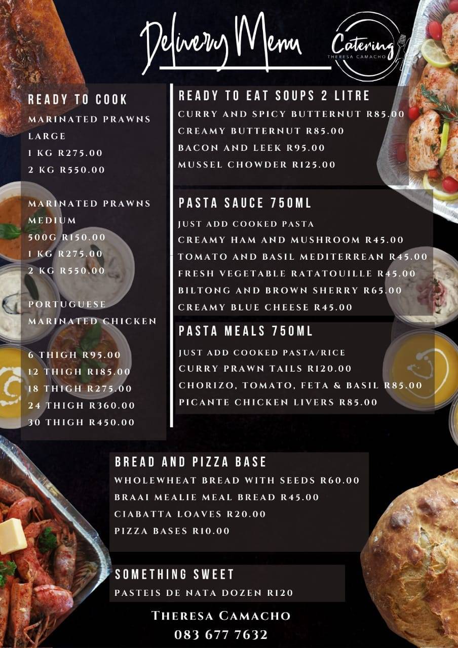 Menu at Pimento Bloemfontein restaurant, Bloemfontein, Shop 27