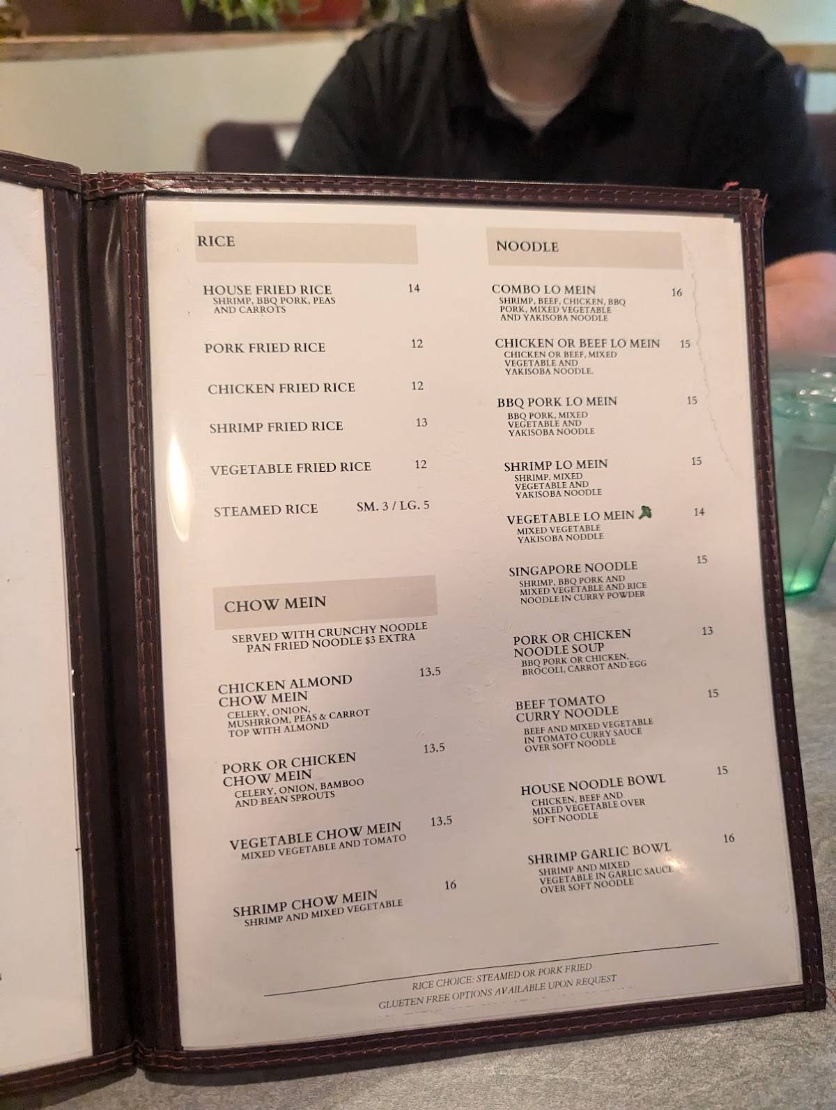 Menu at Ping's Garden Restaurant, Albany