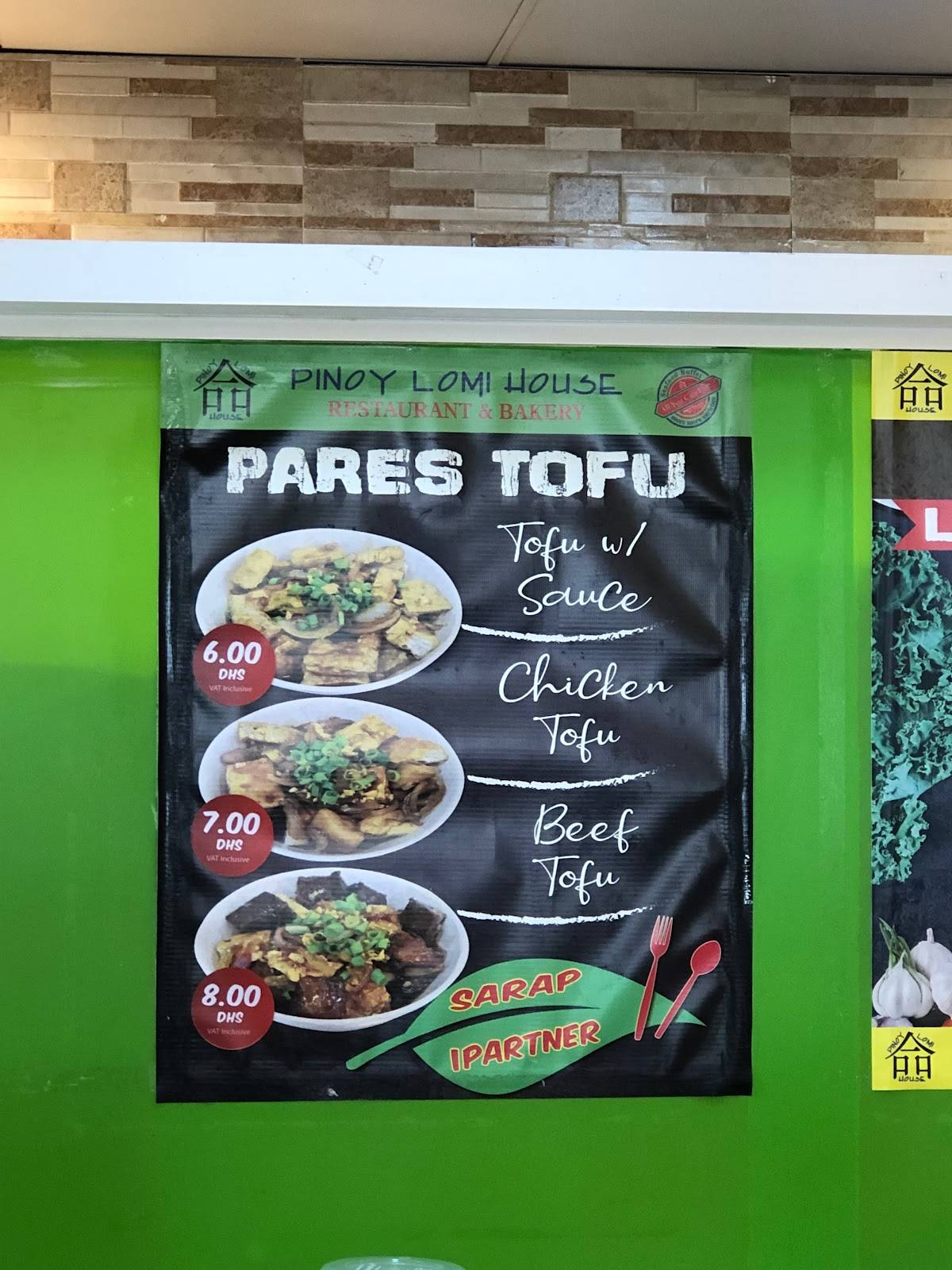 Carta del restaurante Pinoy lomi house, Dubai, 7 2A St