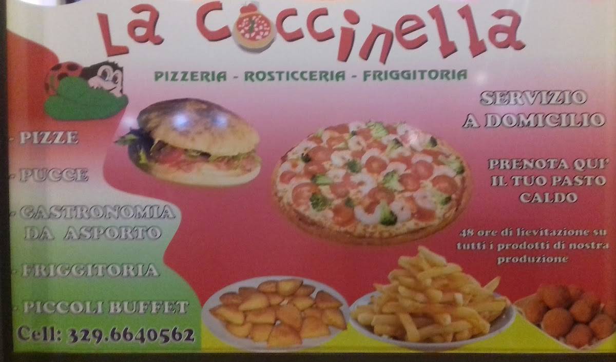 Speisekarte von Pizzeria la Coccinella, Ostuni