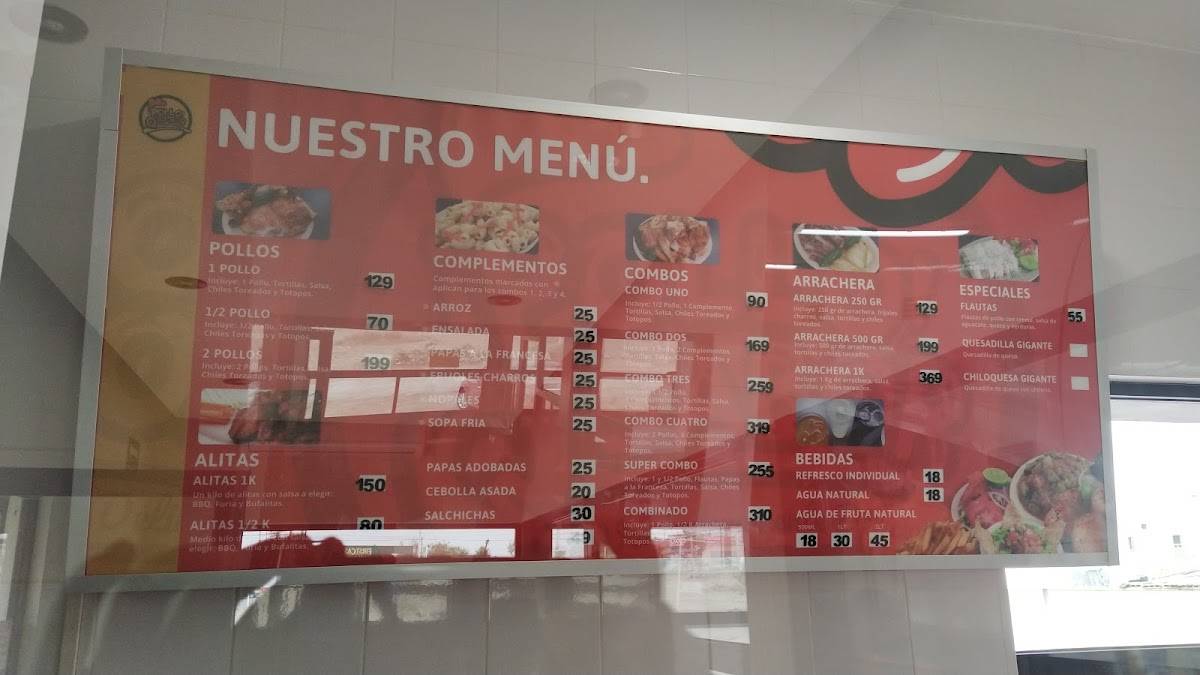 Carta del restaurante Pollo Q'Sabor Express Huinalá, Apodaca