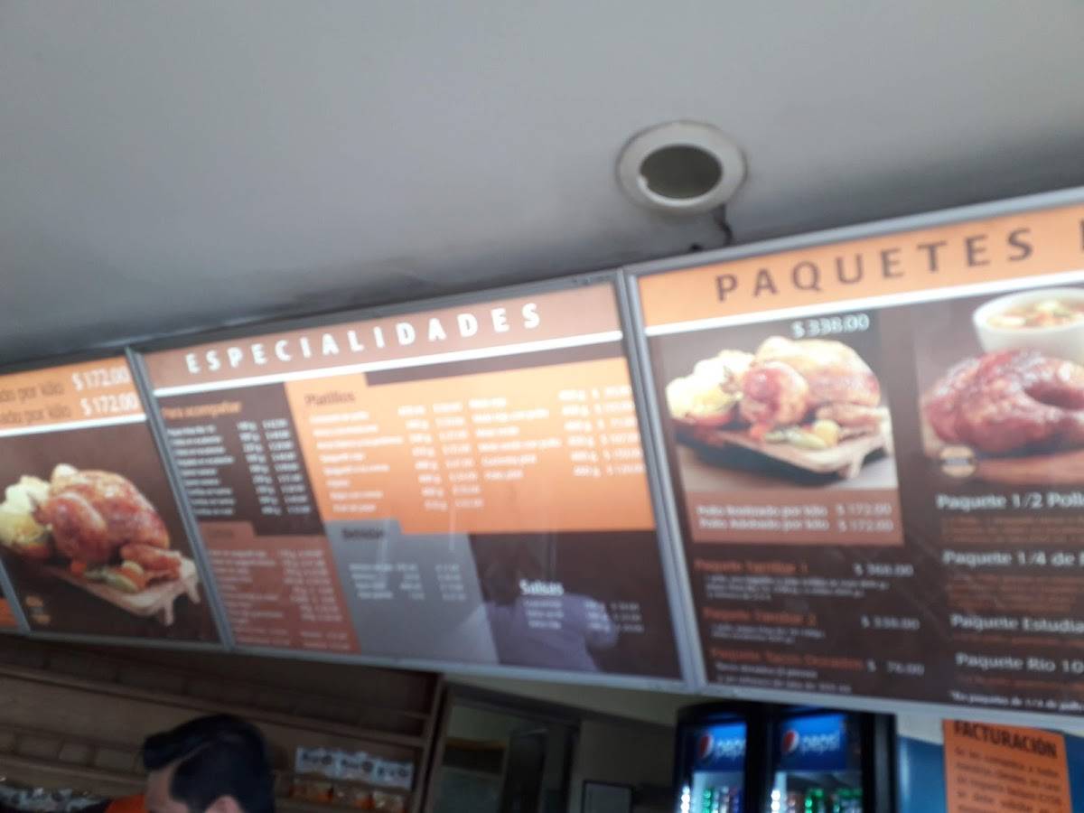 Carta del restaurante Pollos Río 10 Cuauhtémoc, Ciudad del México, Av ...