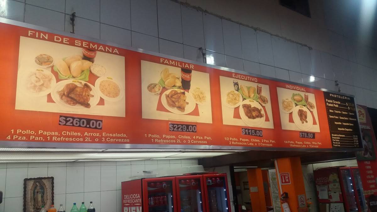 Carta del restaurante Pollos Río Po, Ciudad del México, Calz del ...