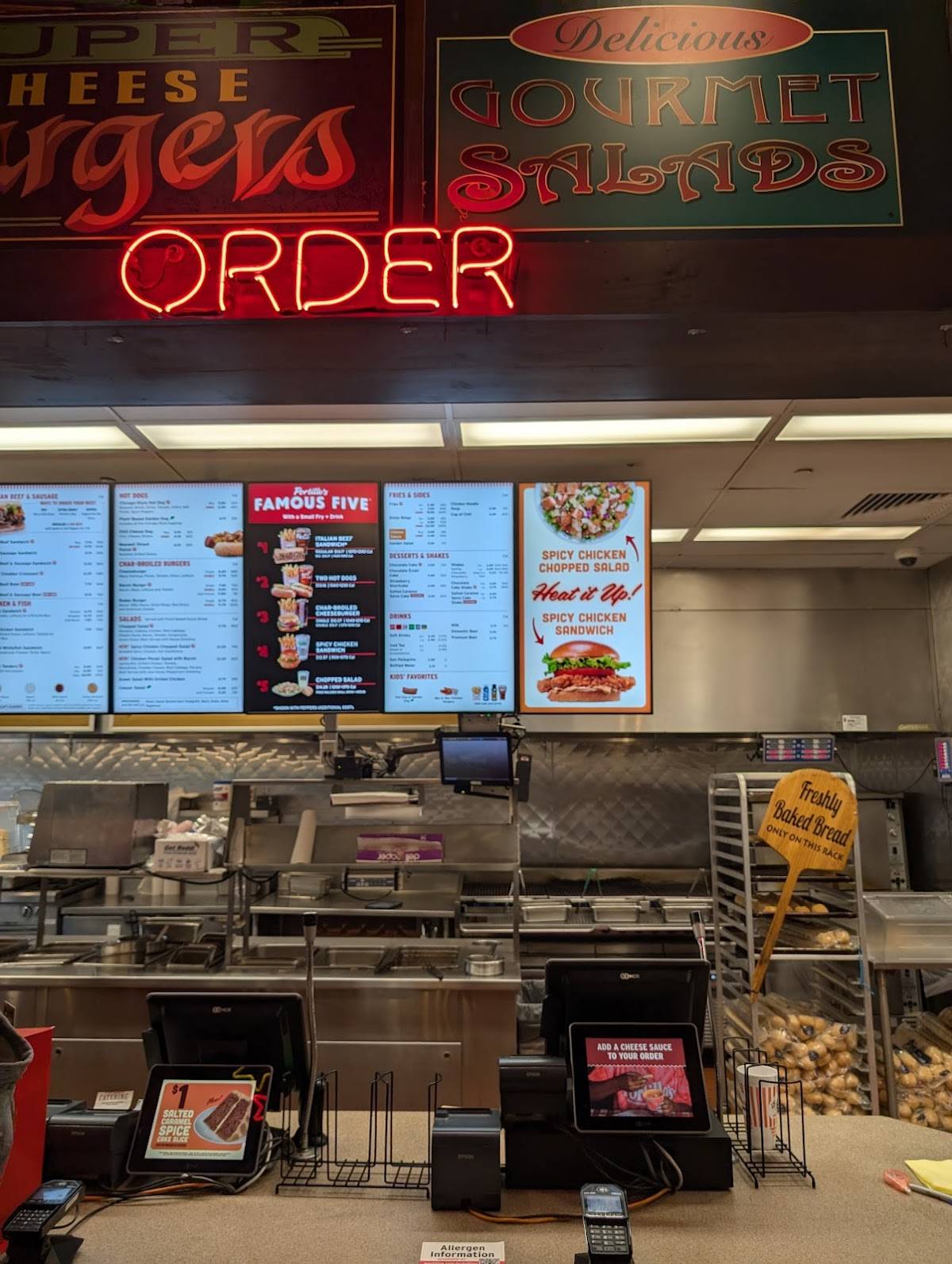 Menu at Portillo's Greenfield restaurant, Greenfield, Sura Ln