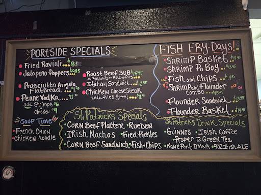 Menu at Portside Bar & Liquors, Middletown