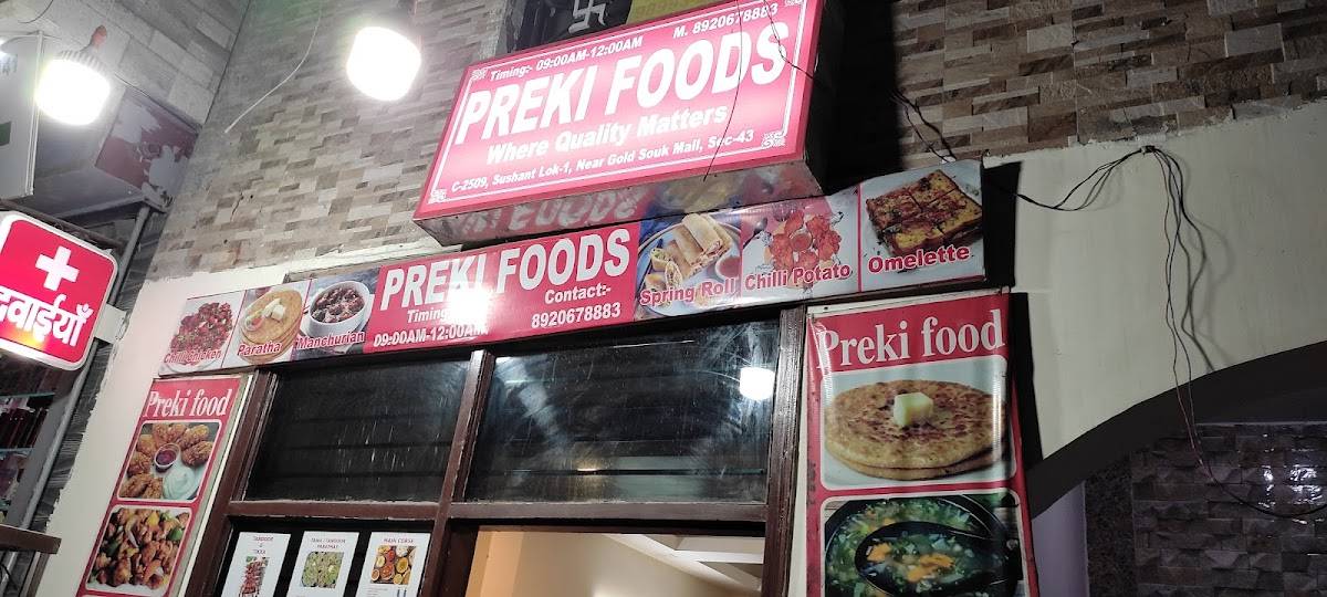 Menu at Preki Foods, Gurugram