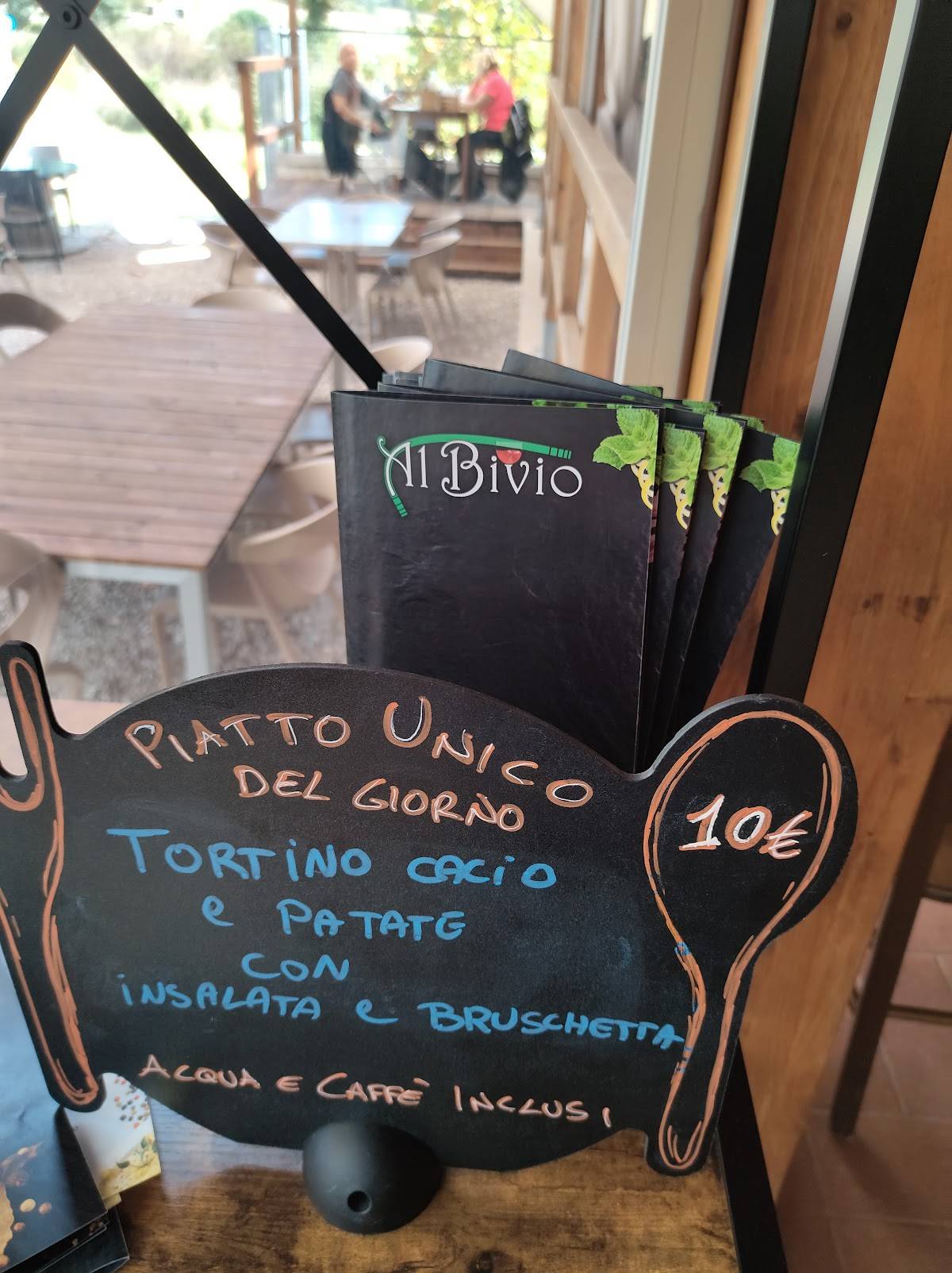 Menu da Al Bivio pub & bar, Scario, Località Frassine - SS398