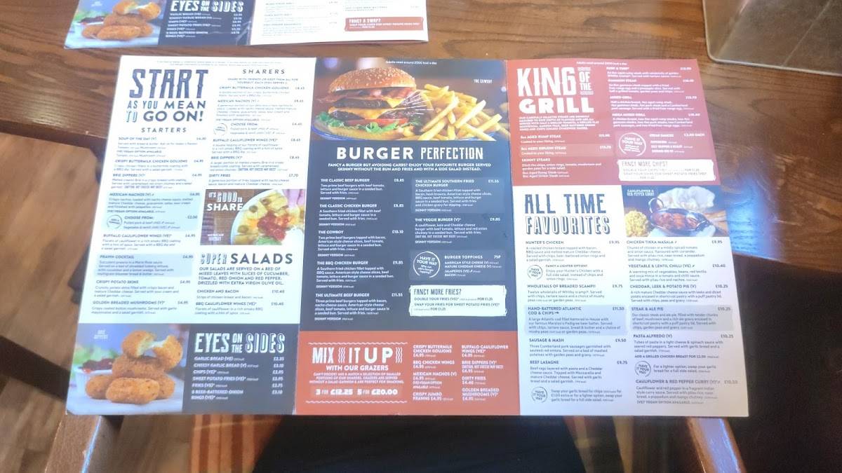 Menu at Bell Inn pub & bar, Tong, Tong