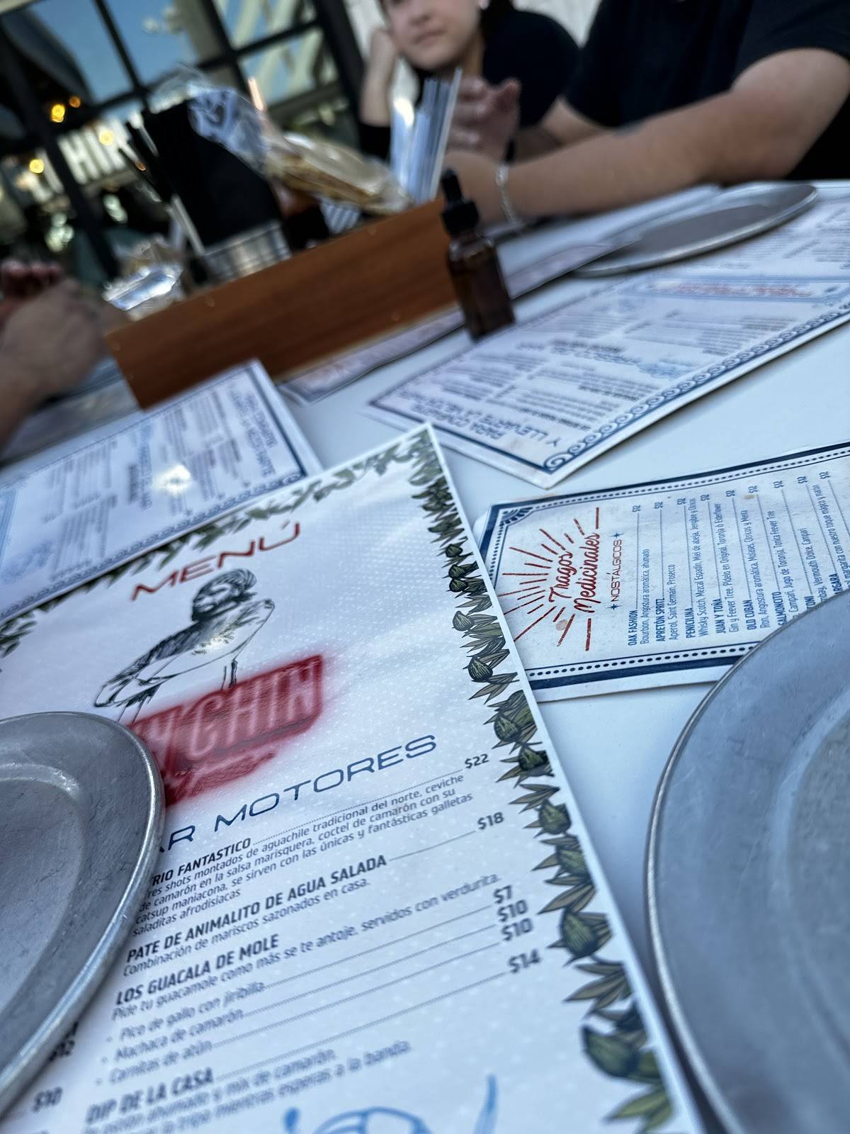 Menu at El Chin Chin pub & bar, McAllen