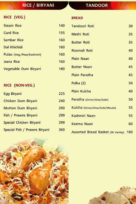 Menu at Holi Restaurant & Bar, Hyderabad, No. 2-91/68/TH/6&7