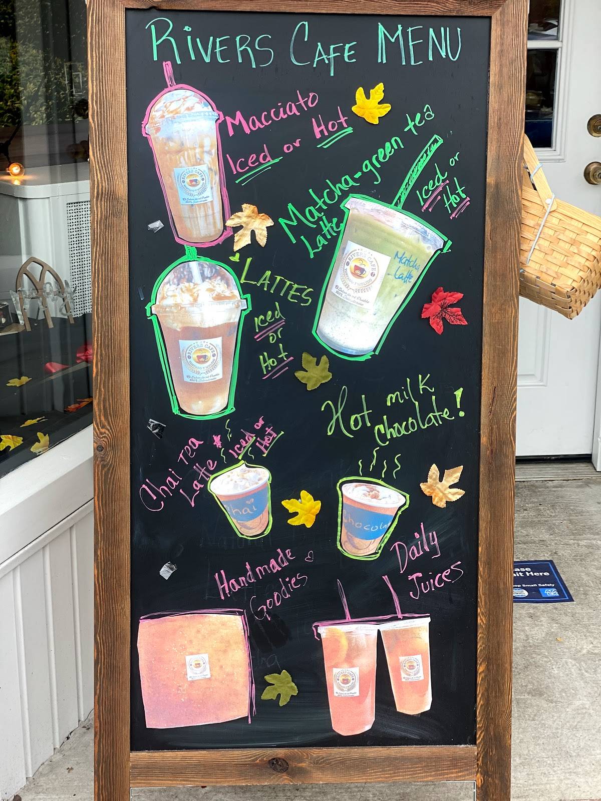 Menu at Rivers Cafe USA, Floral Park
