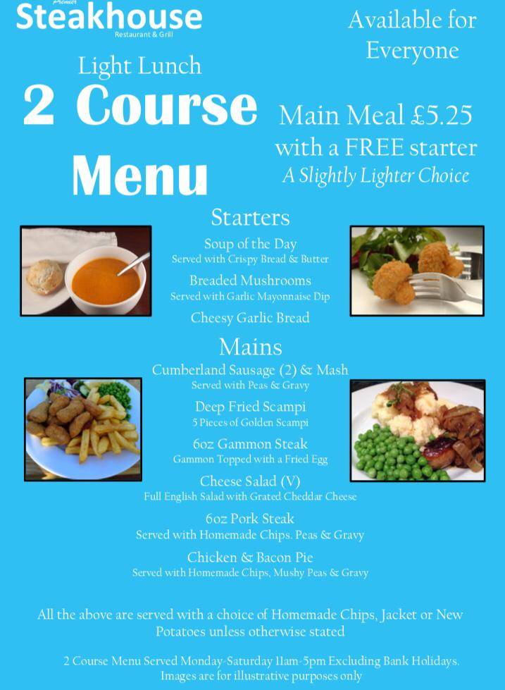 Menu at The Broomhill Inn pub & bar, Nottingham, Broomhill Rd