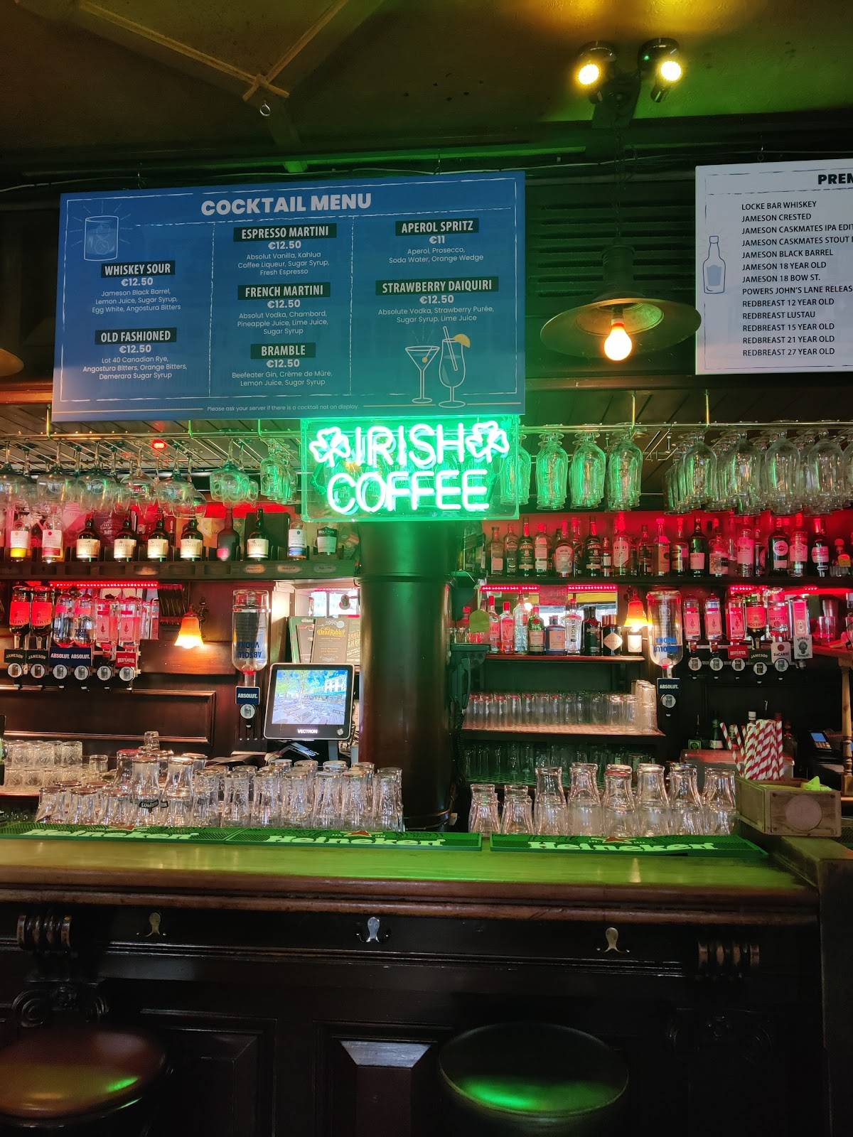 Speisekarte von The Look Bar, Wien