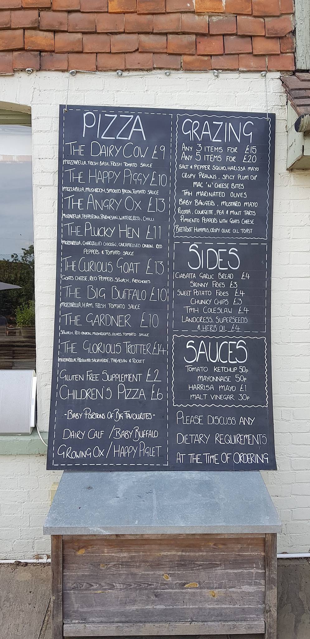 Menu at The Milk House pub & bar, Cranbrook, The St