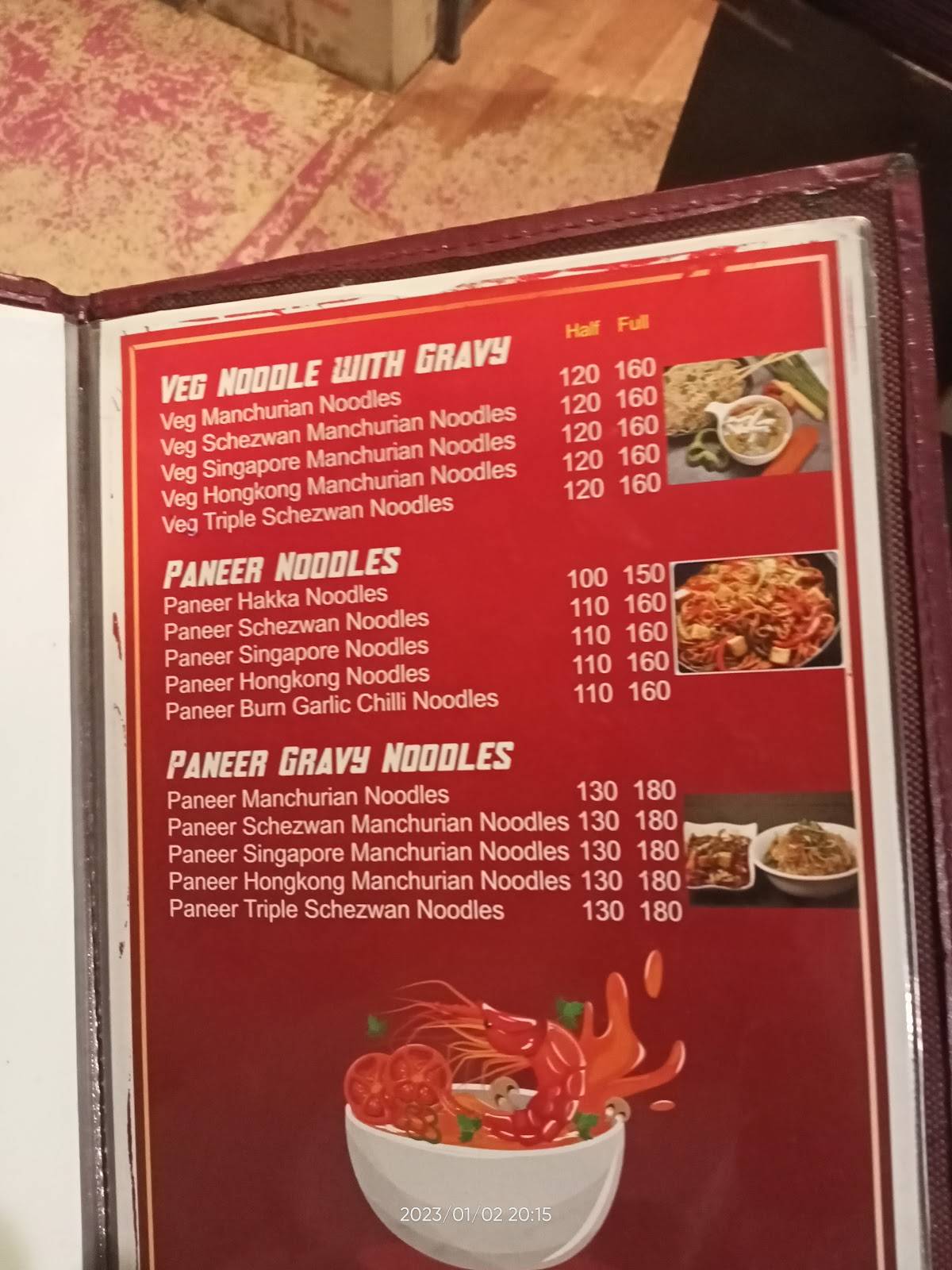 Menu at Little China, Pune, GR5X+CF4