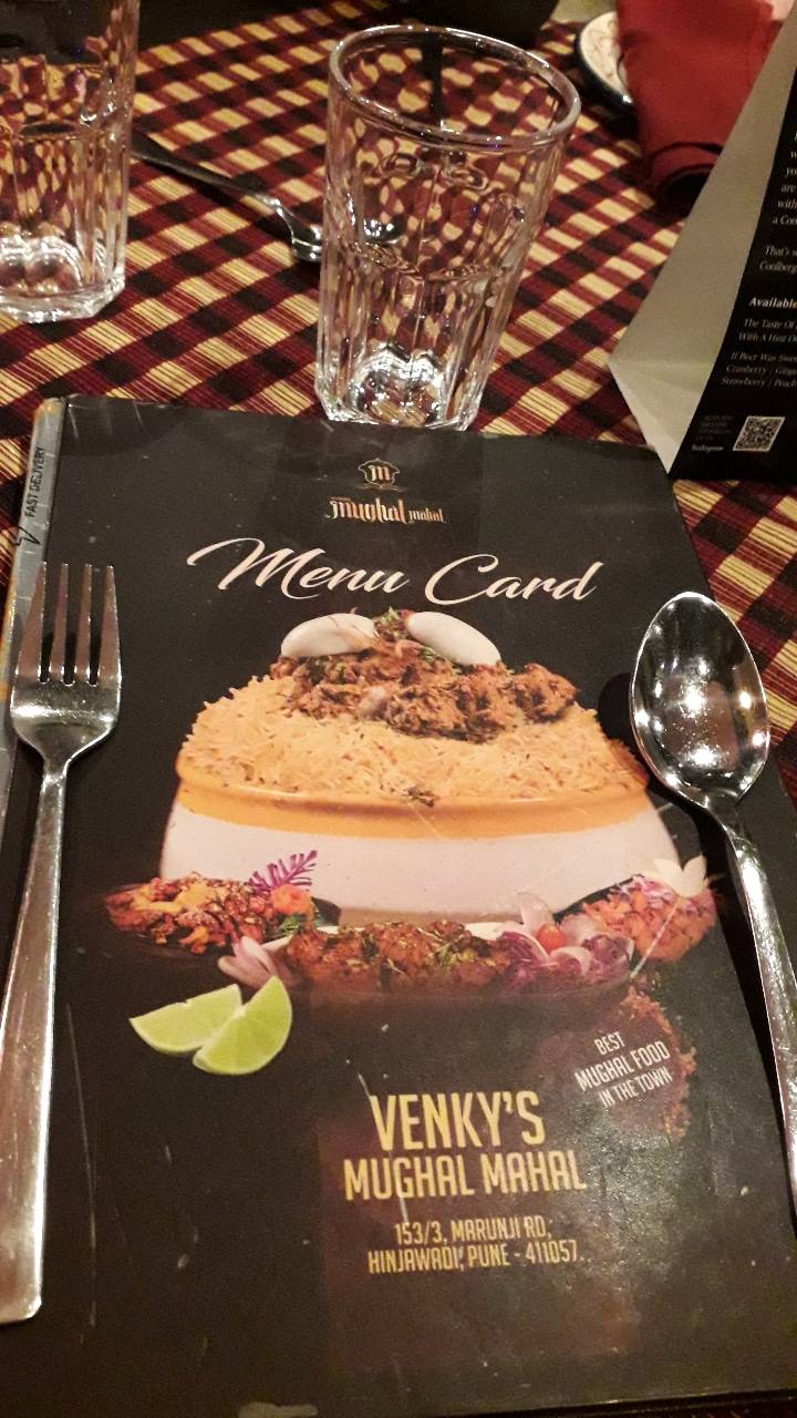 Menu at Mughal Mahal, Pimpri-Chinchwad, 153/3