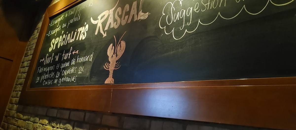 Menu au Le Rascal - Restaurant Steakhouse, Québec, Wilfrid-Hamel Blvd