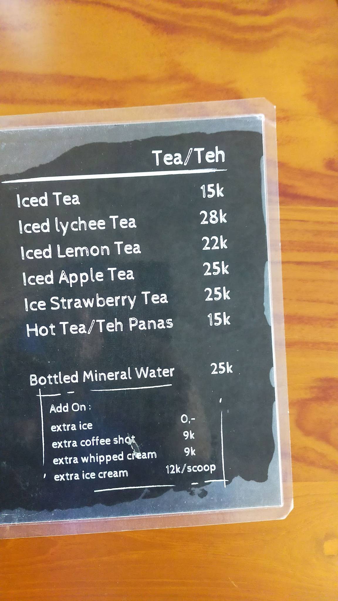 Menu at RASAHARSA COFFEE SHOP restaurant, East Jakarta