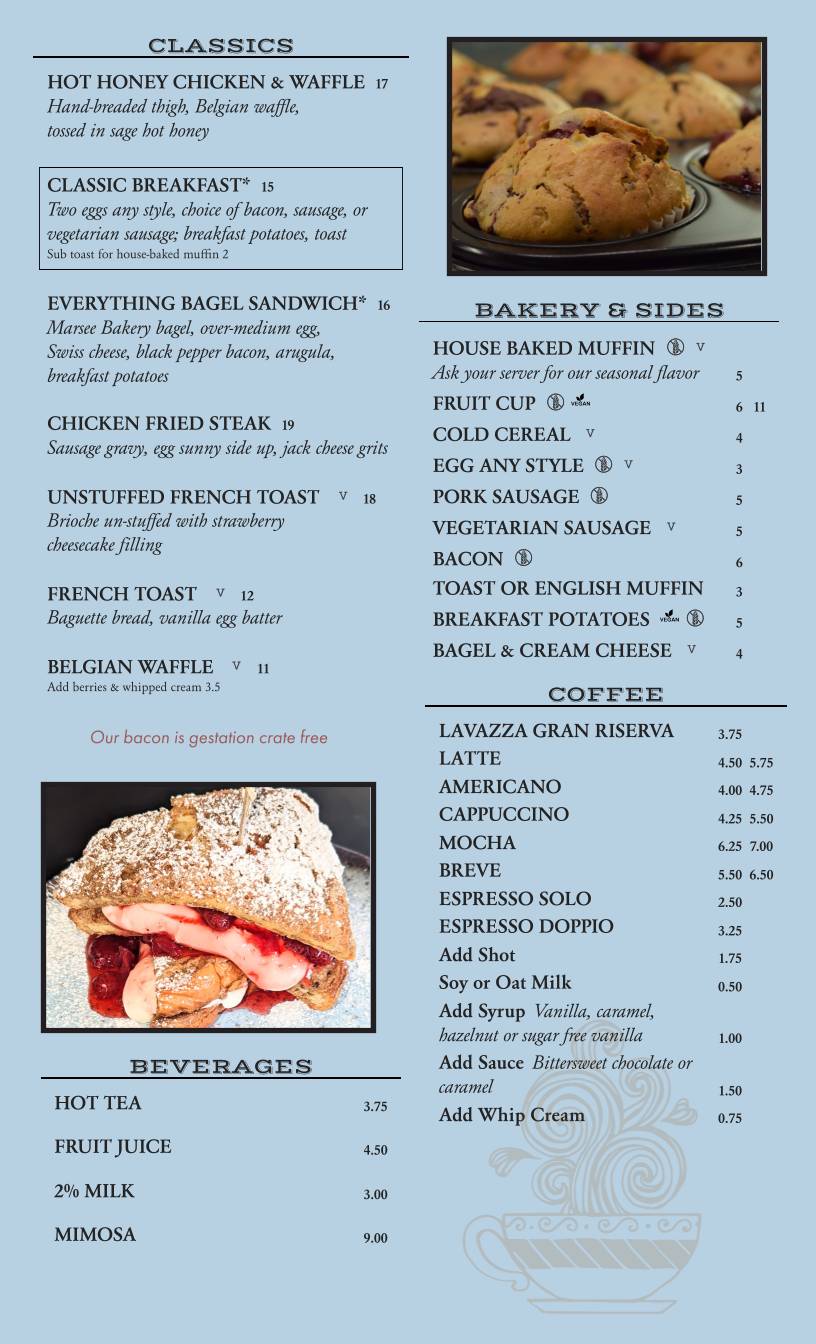 Menu at RBG Bar and Grill, Seattle