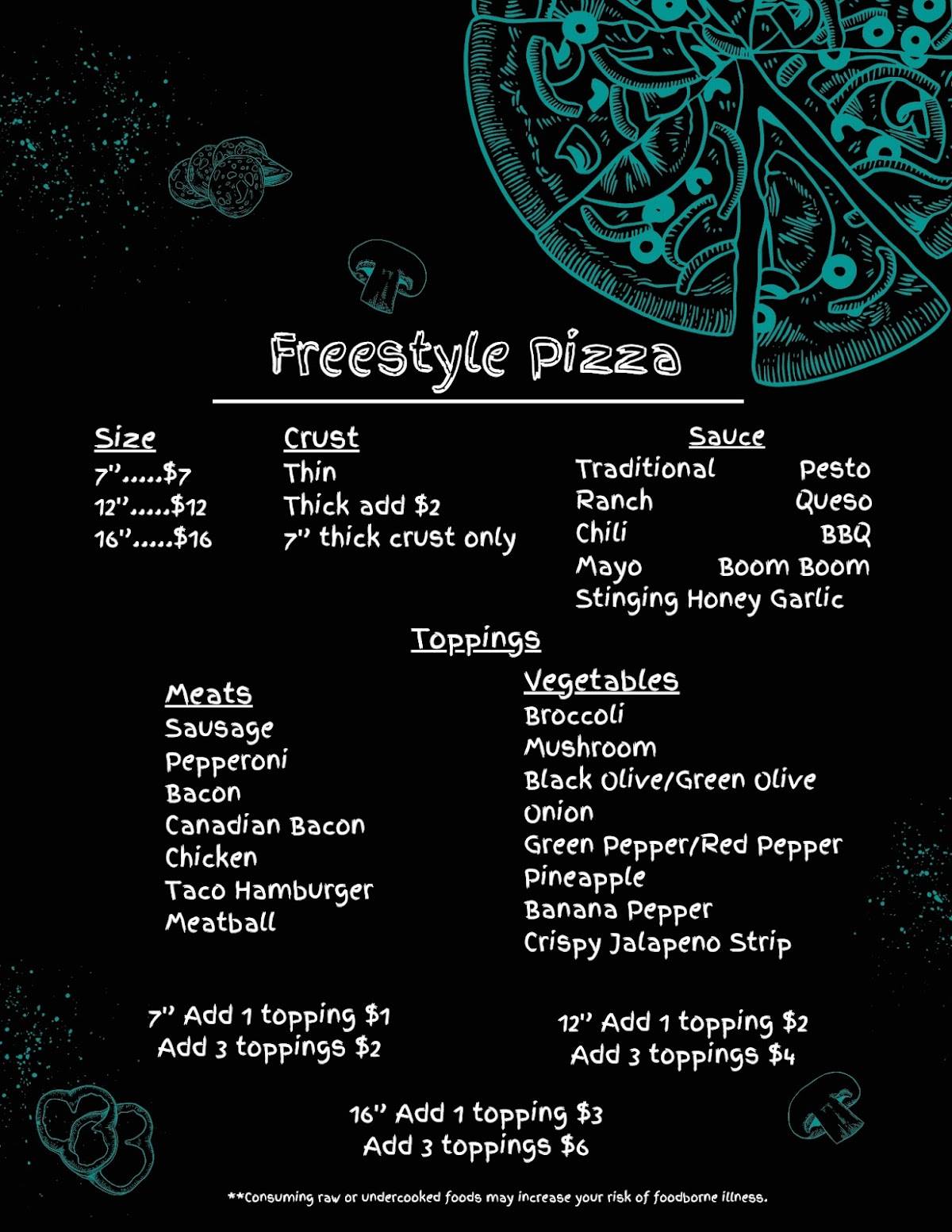 Menu at Raven's Nest Tavern pub & bar, Loyal