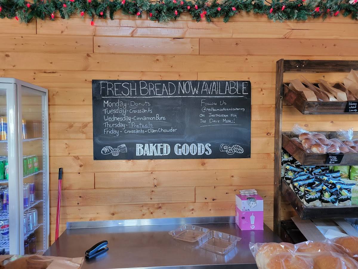 Menu at Red Barn Café & Catering, Fort Saint John