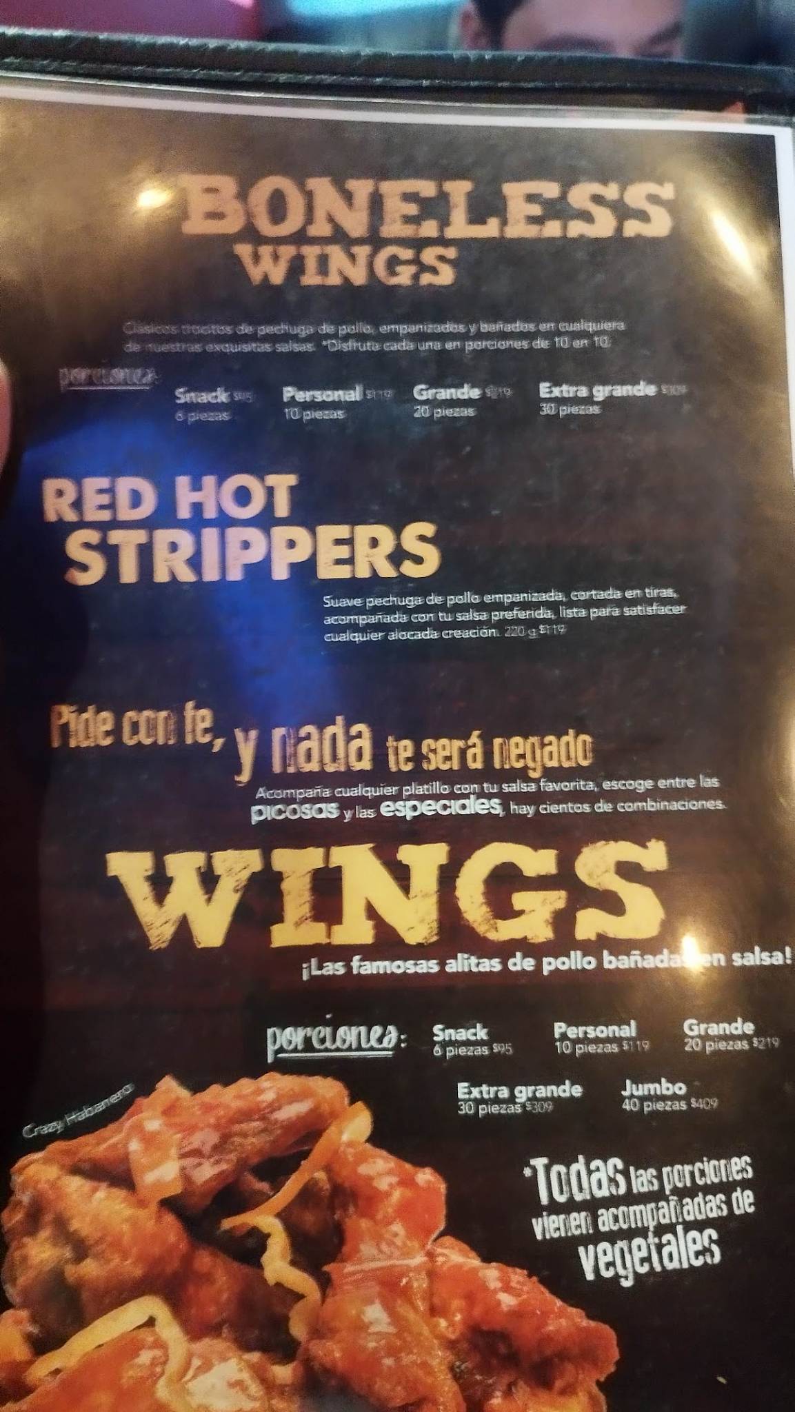 Carta del restaurante Red Hot Grill Ciudad Lázaro Cárdenas, Lázaro Cárdenas