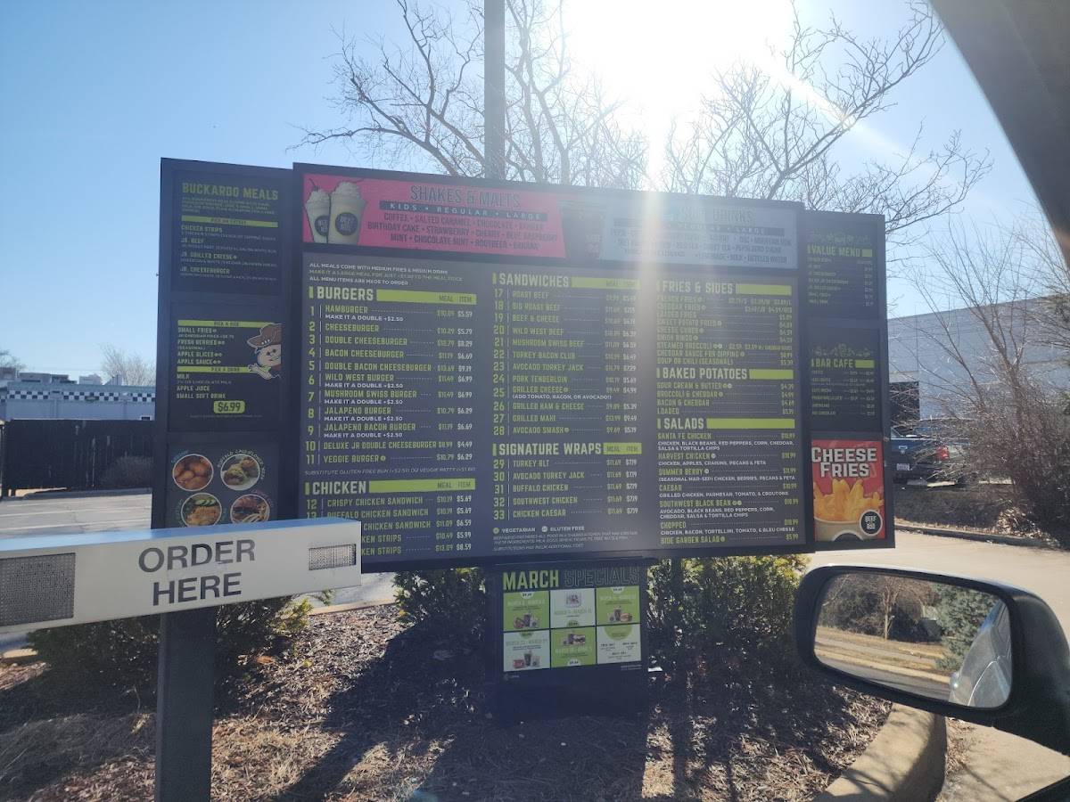 Menu at Beef-A-Roo restaurant, Rockford, S Alpine Rd
