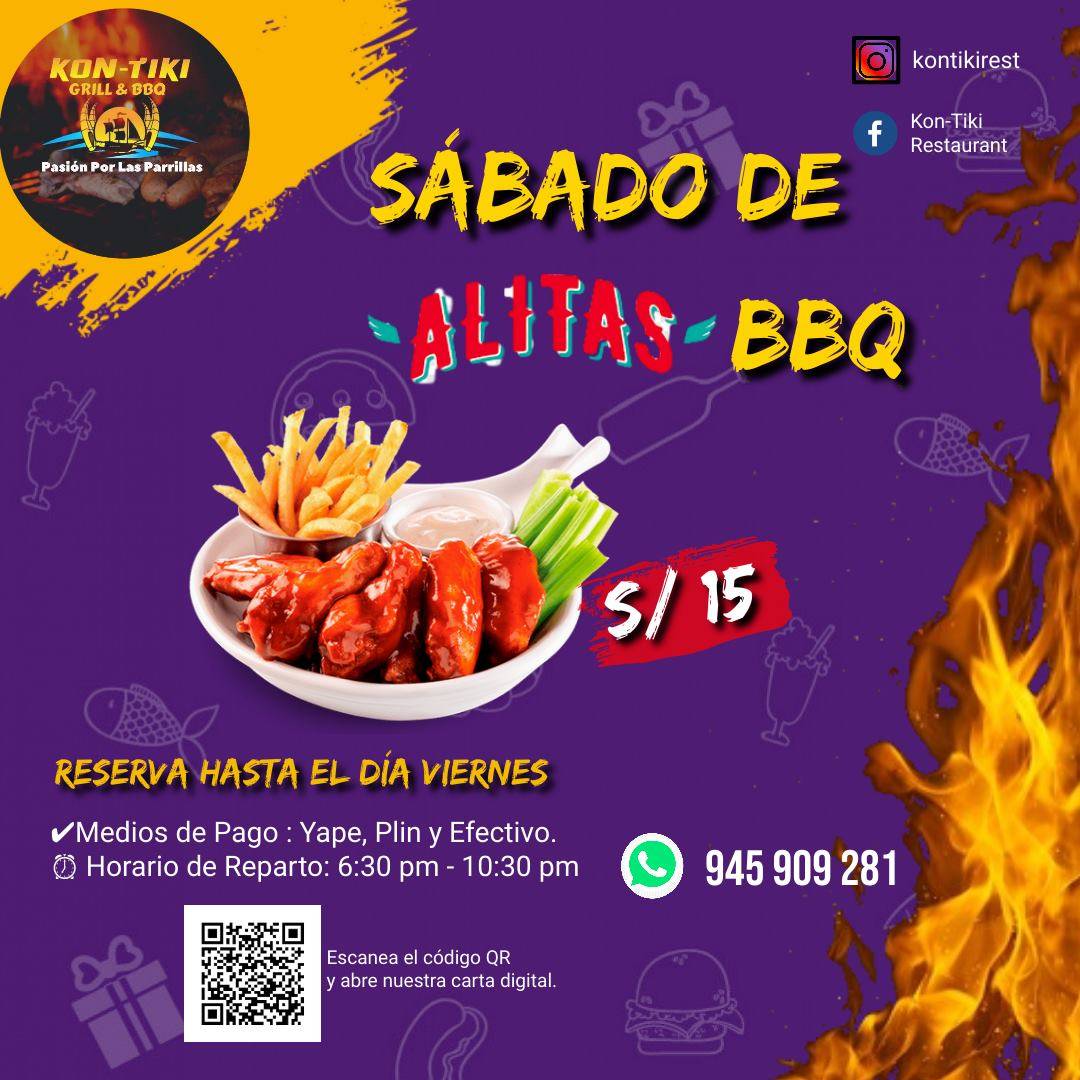 Menu at Kon-Tiki Restaurant Piura, Piura
