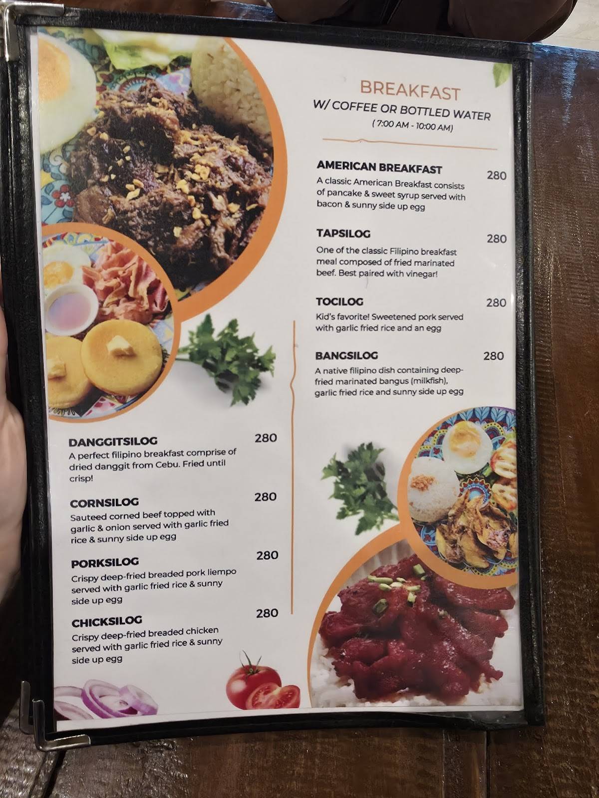 Menu at Cielo Alto Place Restaurant, Tanay