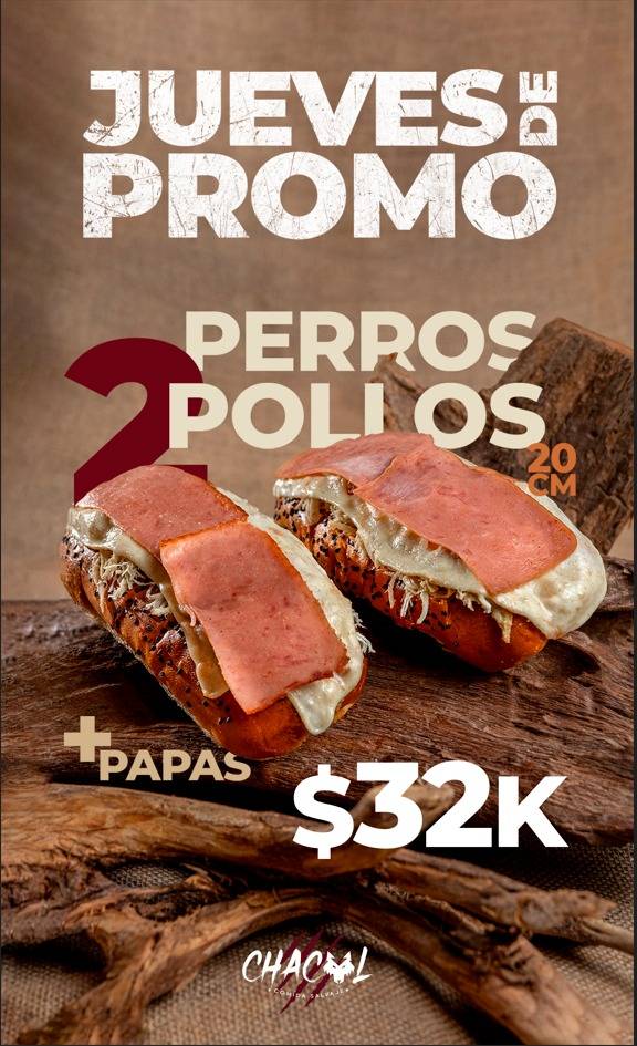 Carta de Comida rápida El Chacal Parrilla, Bucaramanga