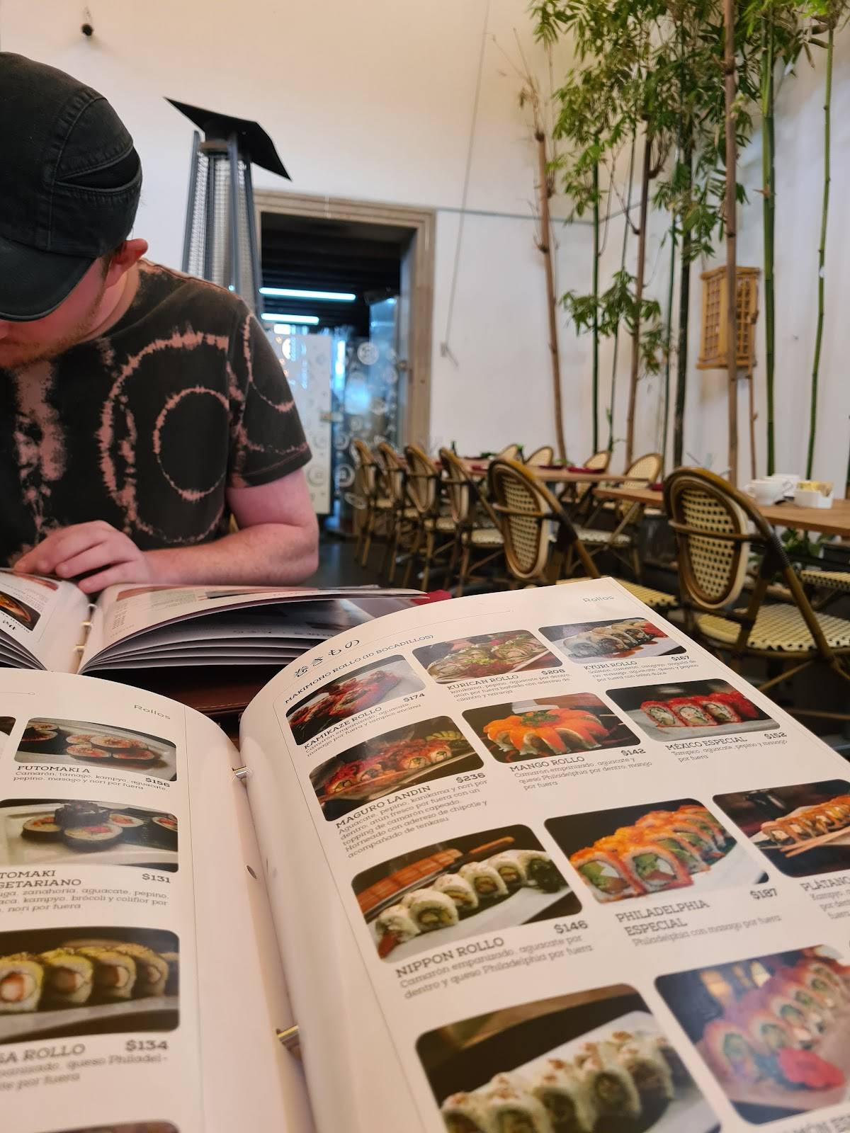 Carta del restaurante Daikoku, Ciudad del México, Londres 348
