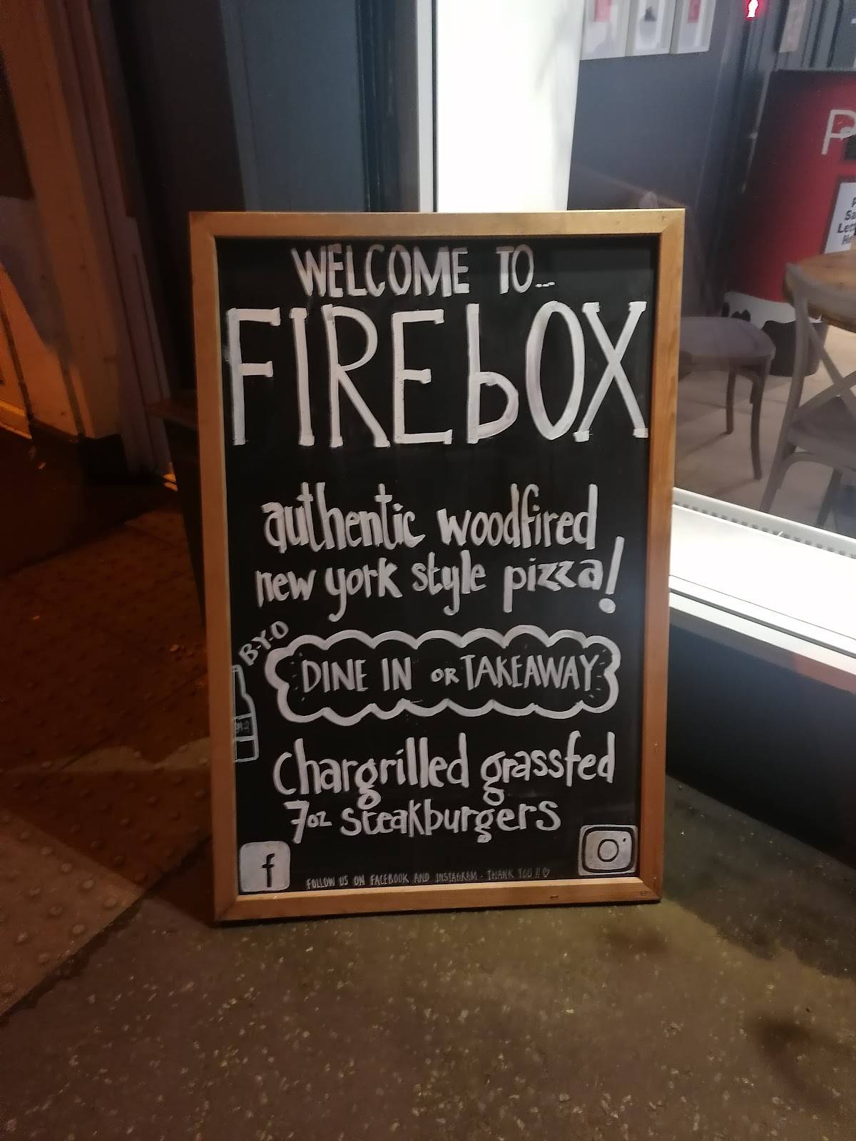 Menu at FIREBOX restaurant, Ballywalter